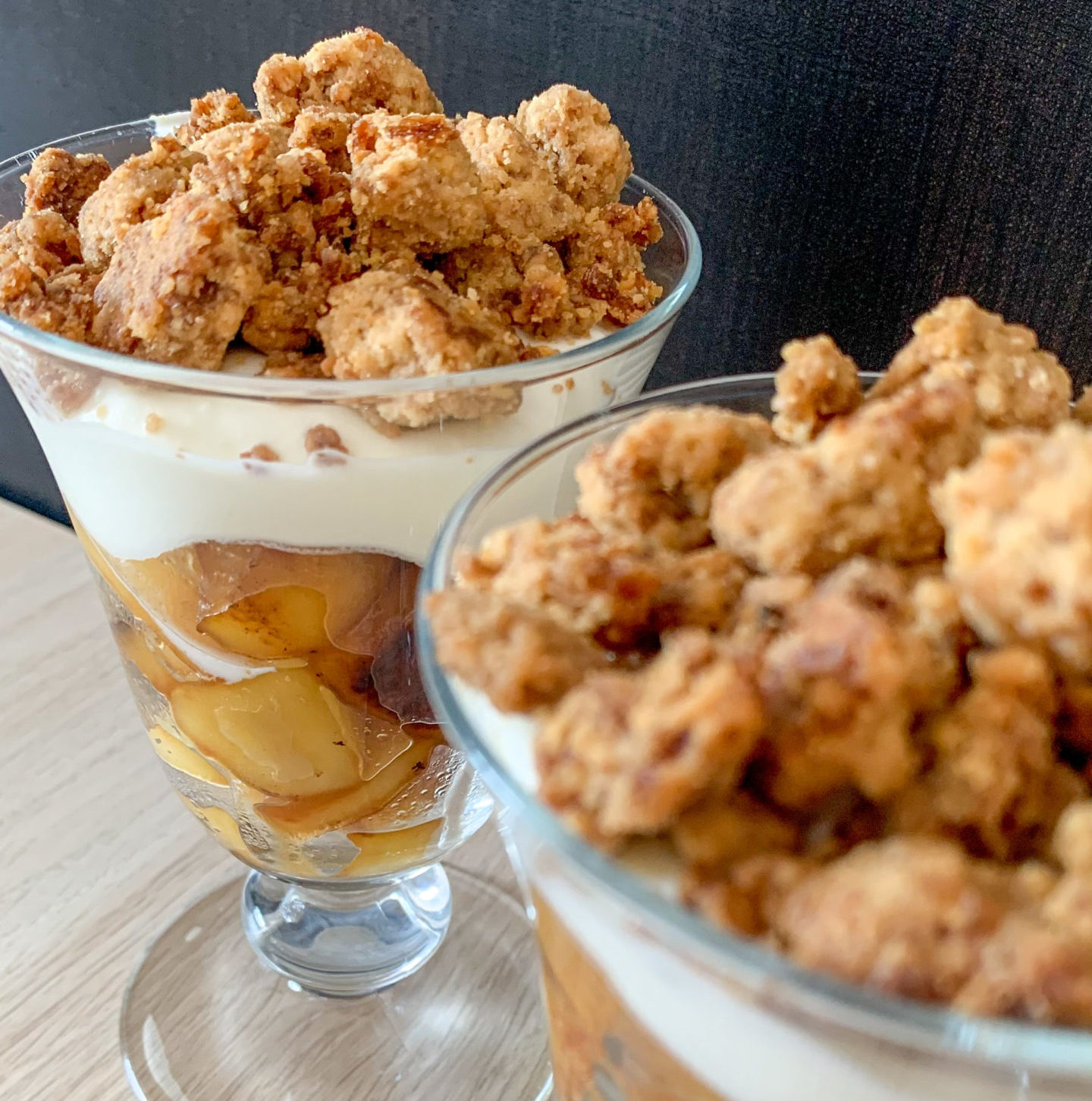 Le crumble revisité - M L'Instant