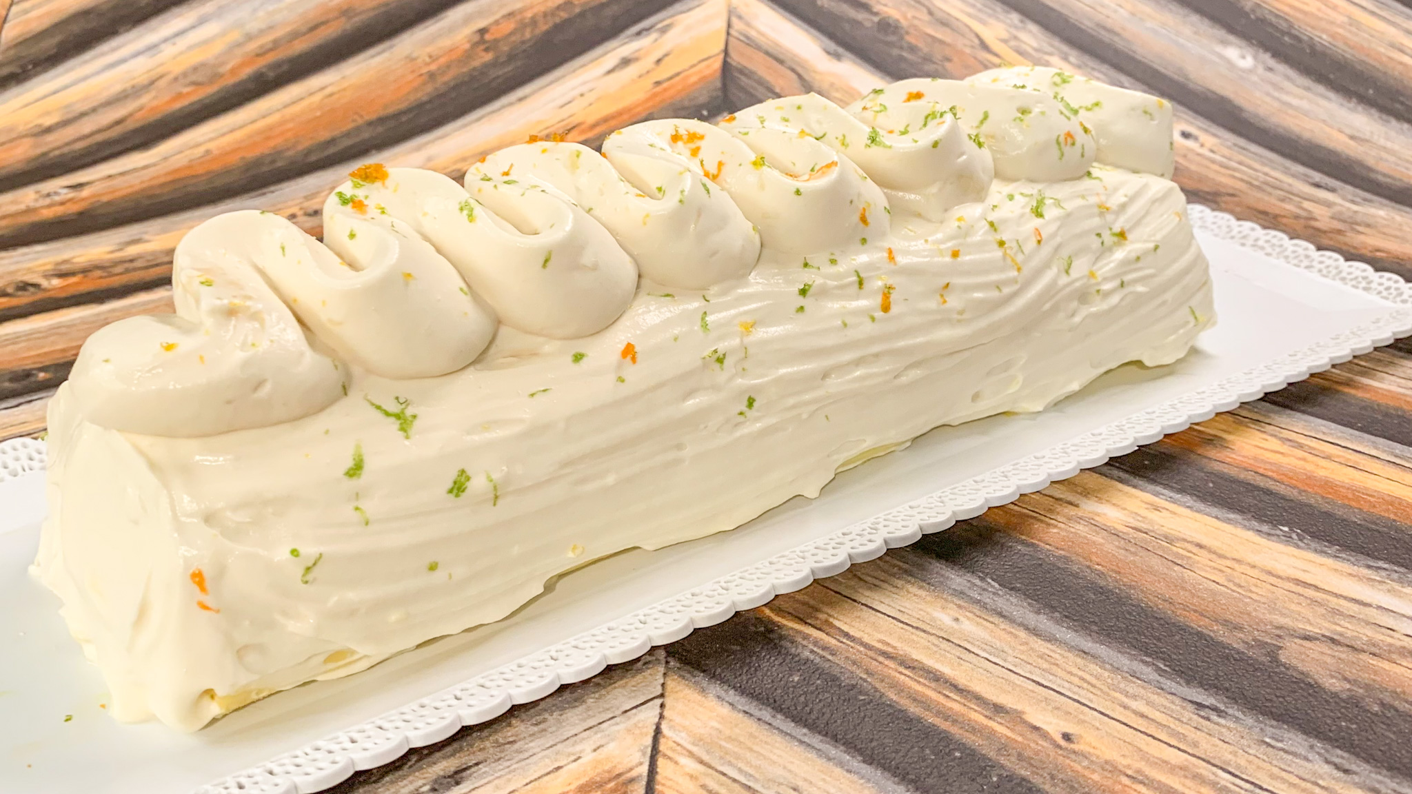 Buche citron et miel - M L'Instant